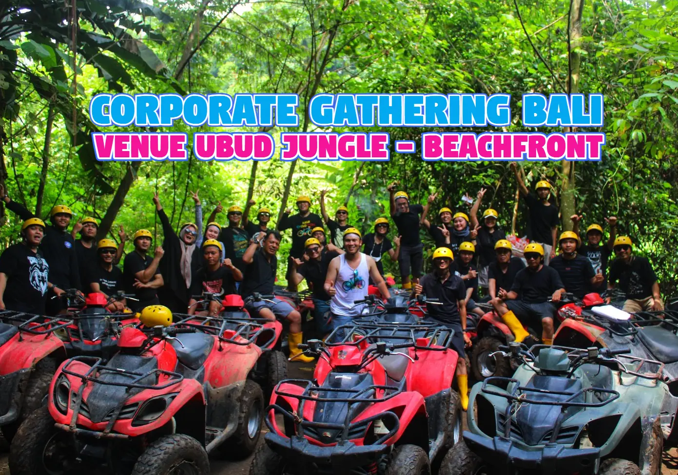 Corporate Gathering Bali, 5 Venue Ubud Jungle – Beachfront